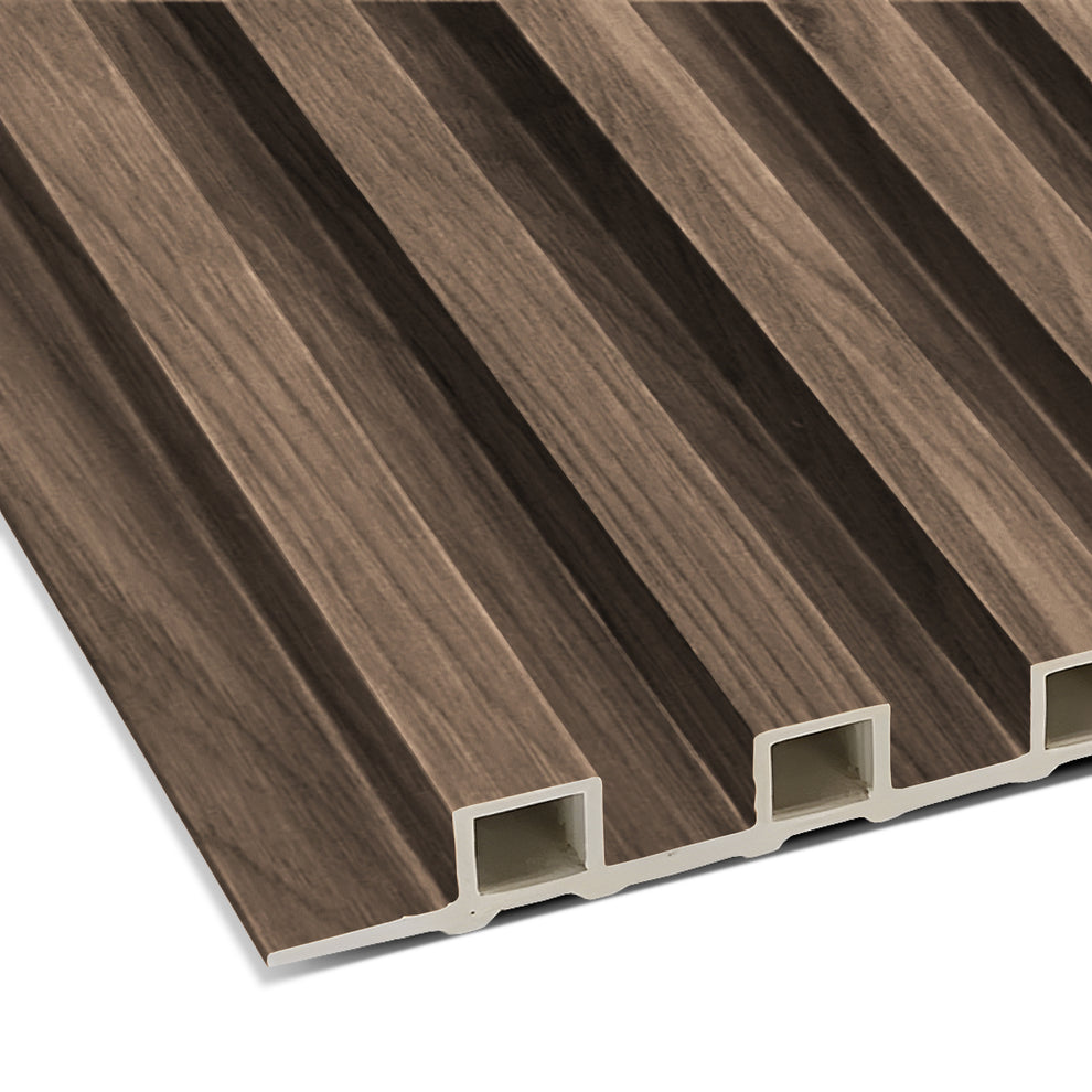 Walnut Texture WPC Fluted Slat Wall Panel – Landmark Decor