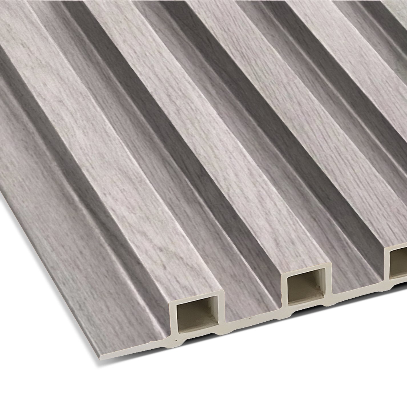 Light Driftwood Texture WPC Fluted Slat Wall Panel – Landmark Decor
