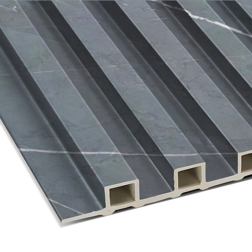 Black Marble WPC Fluted Slat Wall Panel – Landmark Decor