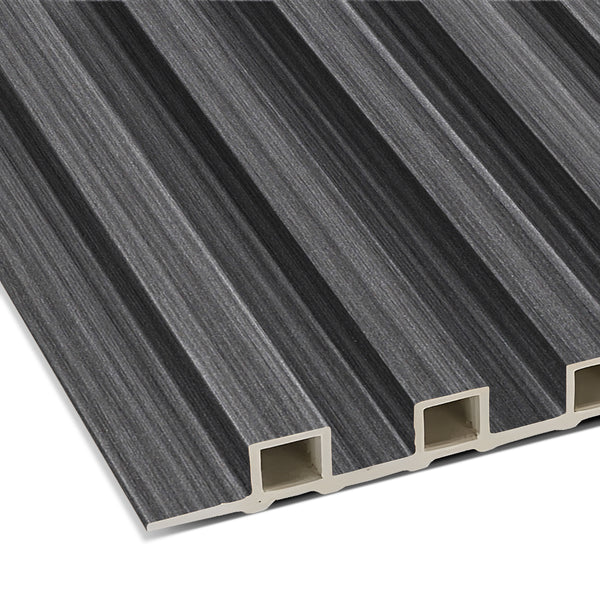 Graphite Strata WPC Fluted Slat Wall Panel – Landmark Decor