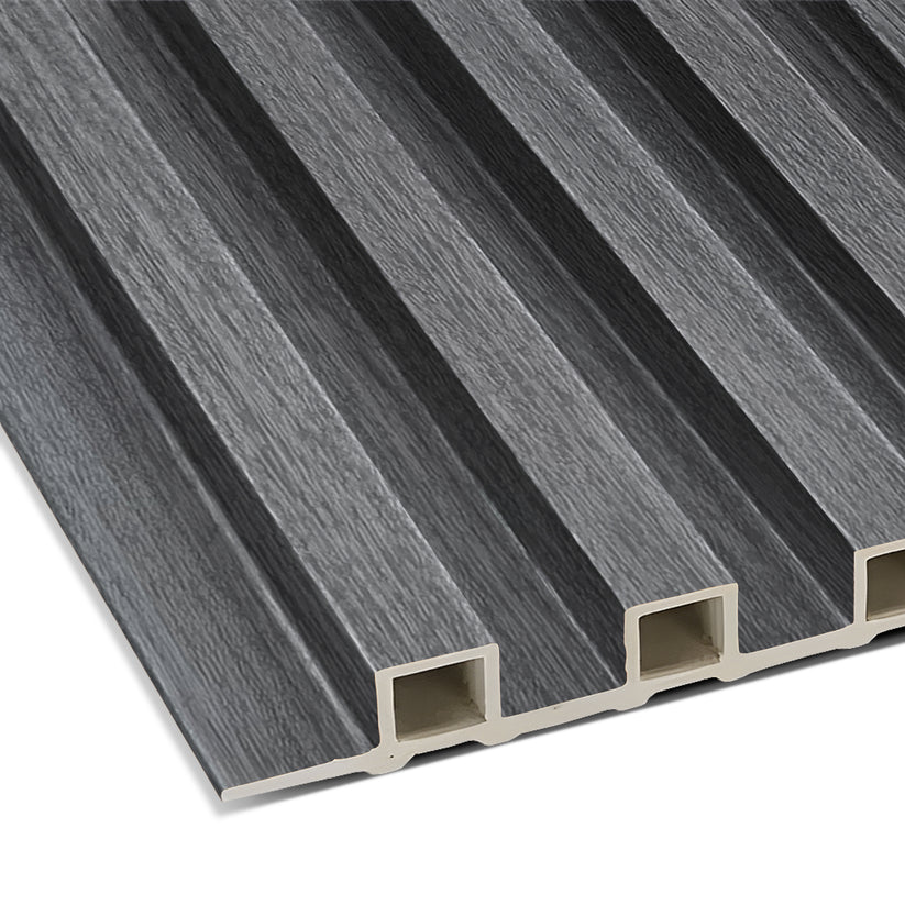 Space Gray WPC Fluted Slat Wall Panel – Landmark Decor